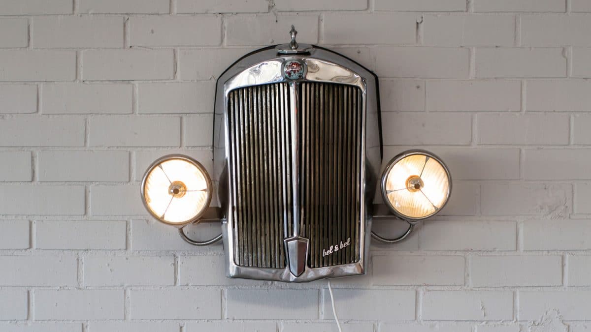 Custom Lamps made with Vehicles | Creations | Bel&Bel Creative Studio
